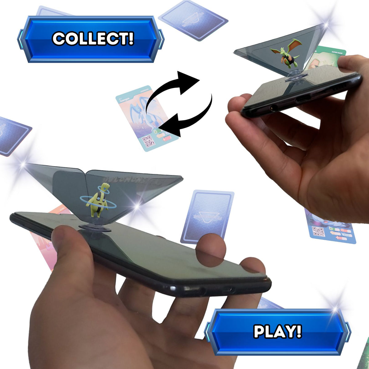 Holomonsters 3D Hologram Game | Play on Your Smartphone – Big Boy Toys
