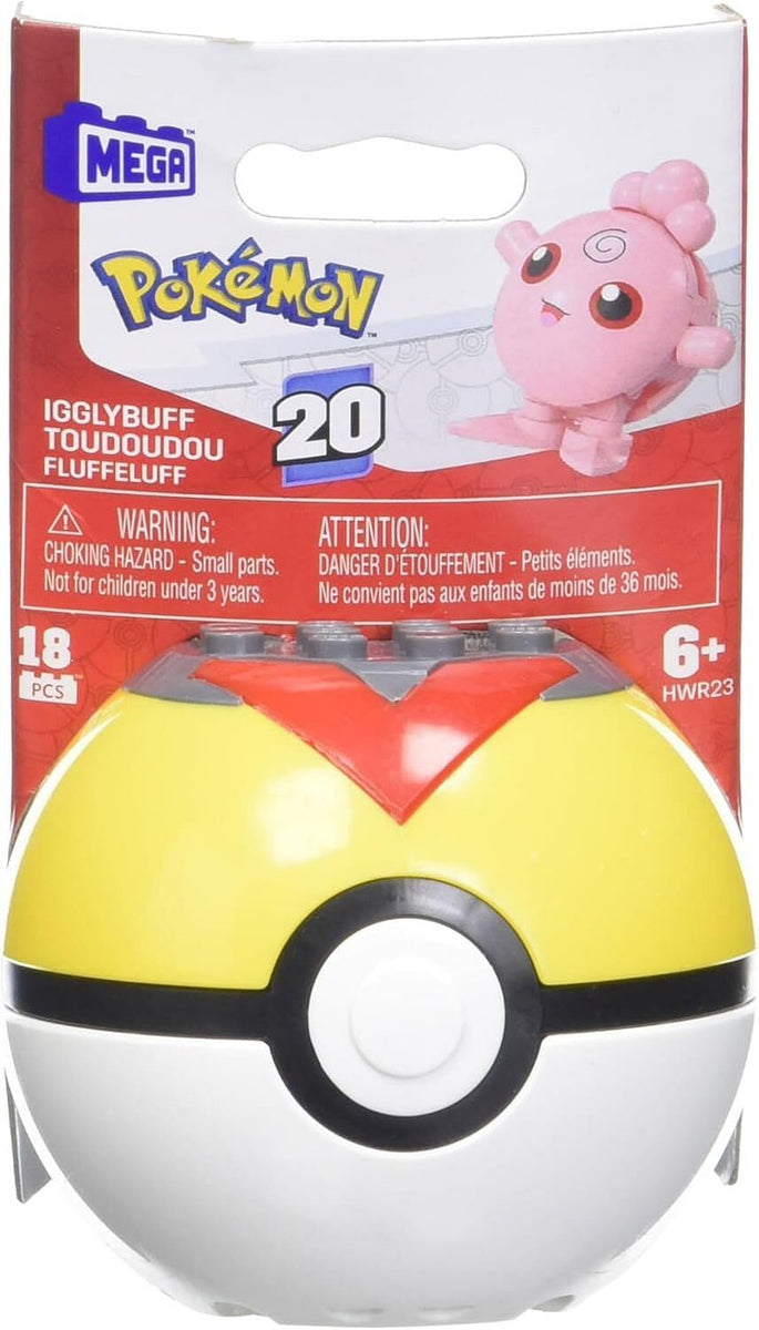 Mega Construx Pokémon - Pokeball Serie 20 Igglybuff – Big Boy Toys