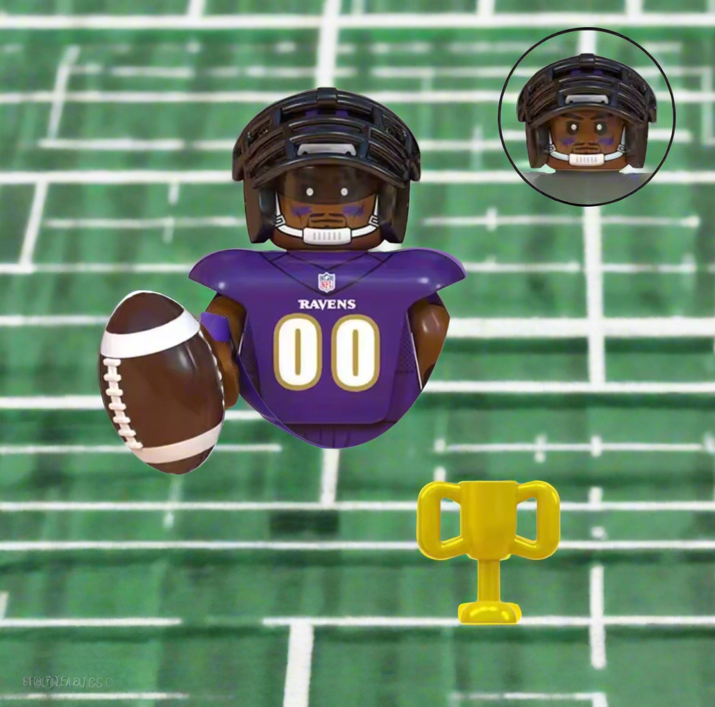 Baltimore Ravens Team Lego Minifigure – Big Boy Toys