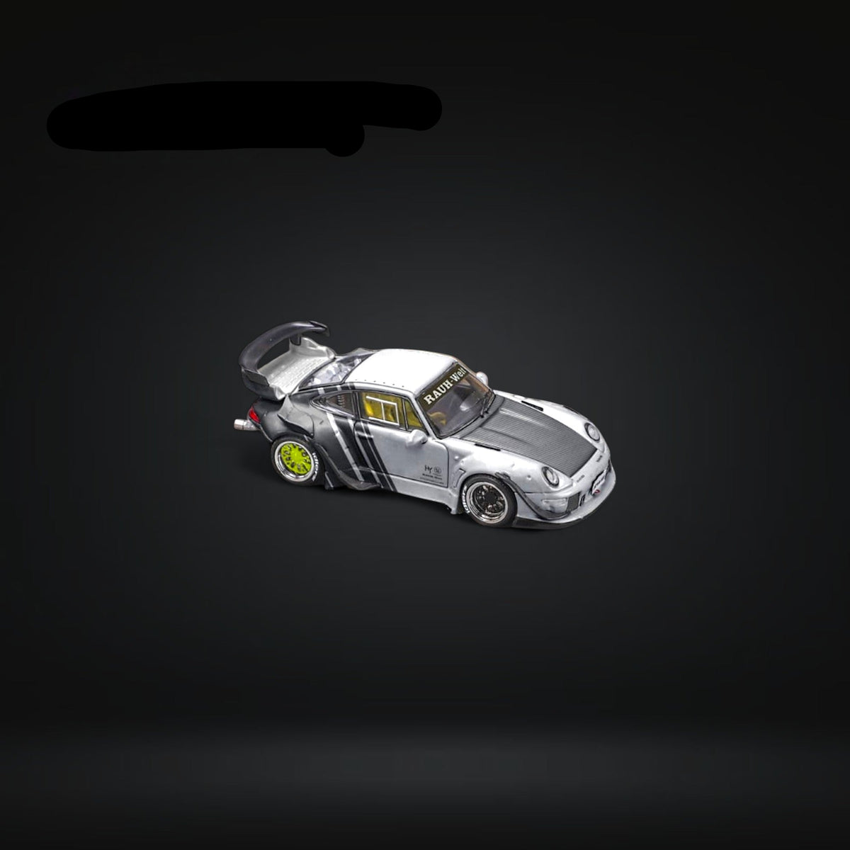 Porsche RWB 993 GT Wing Cyberpunk Silver Livery Ordinary 1:64 by Star ...