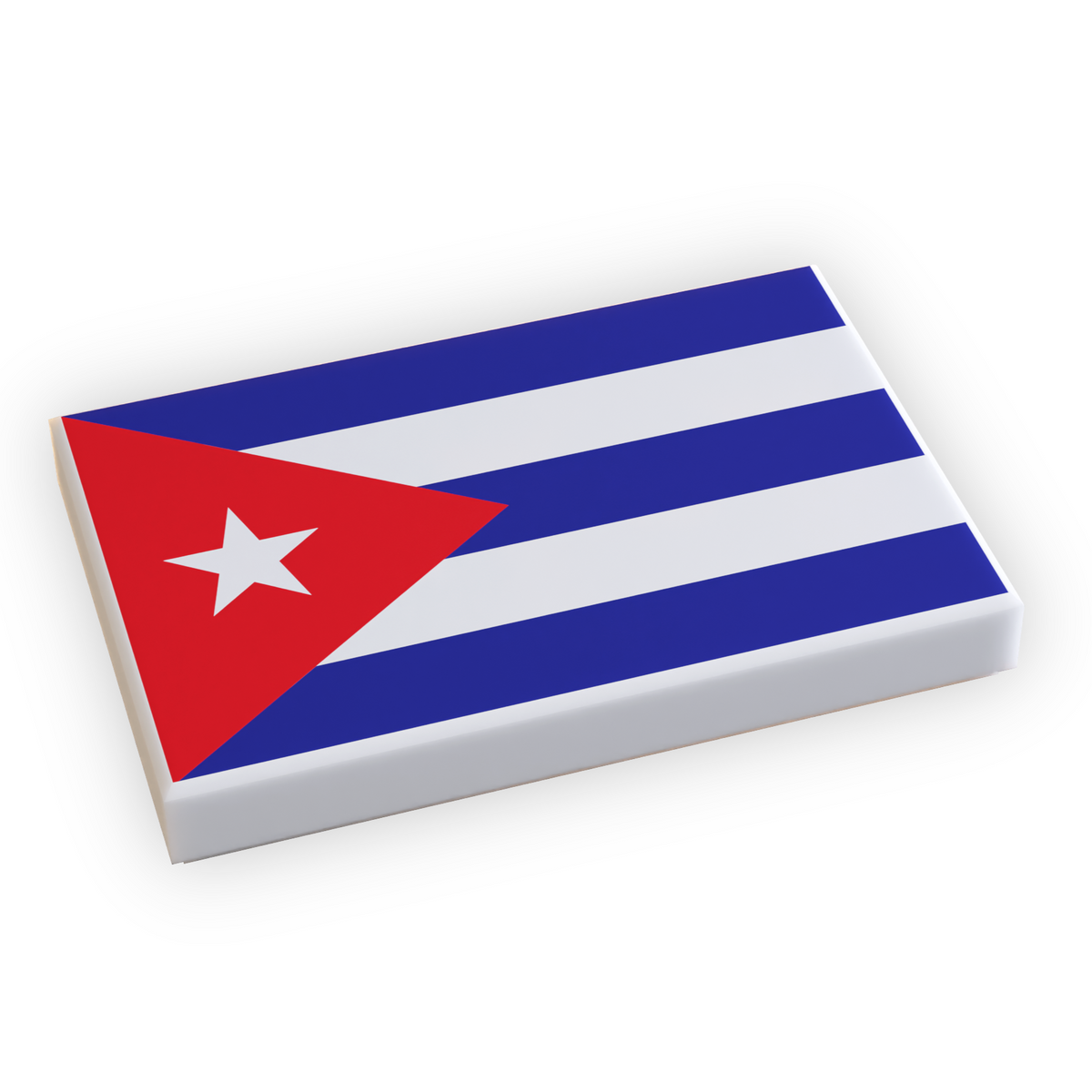 Cuba Flag (2x3 Tile) made using LEGO part – Big Boy Toys