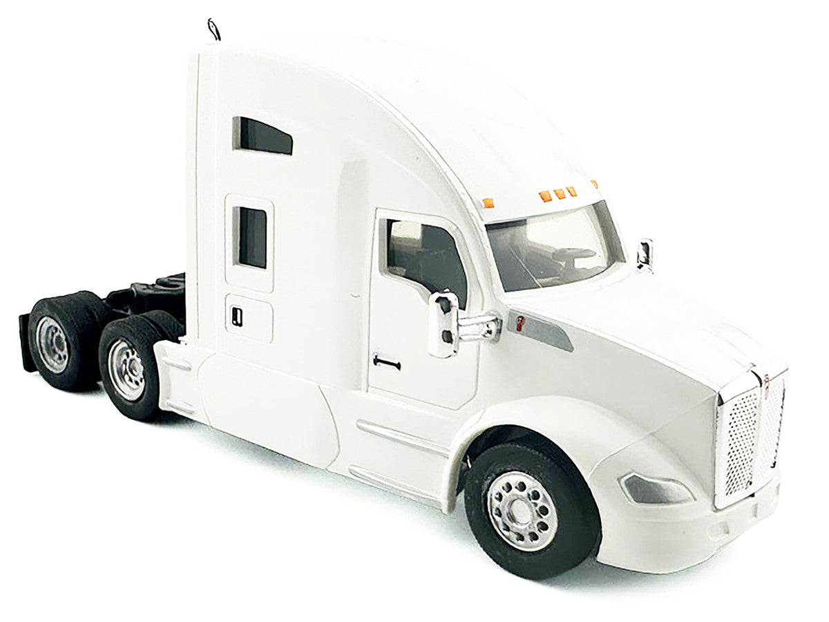 Kenworth T680 Sleeper Cab White 1/87 (HO) Plastic Model Car by HO Logi ...