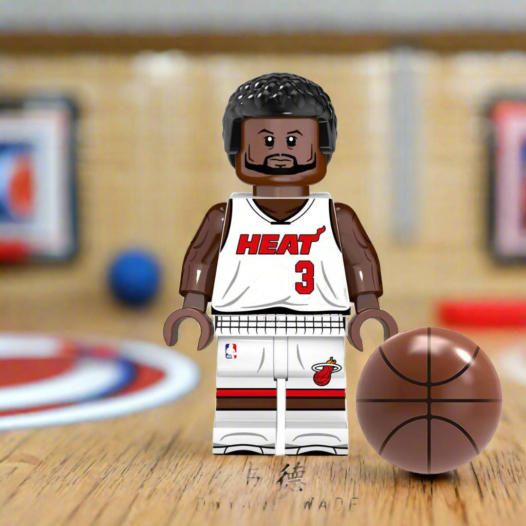 Dwayne Wade Custom Basketball Minifigure by Lego – Big Boy Toys