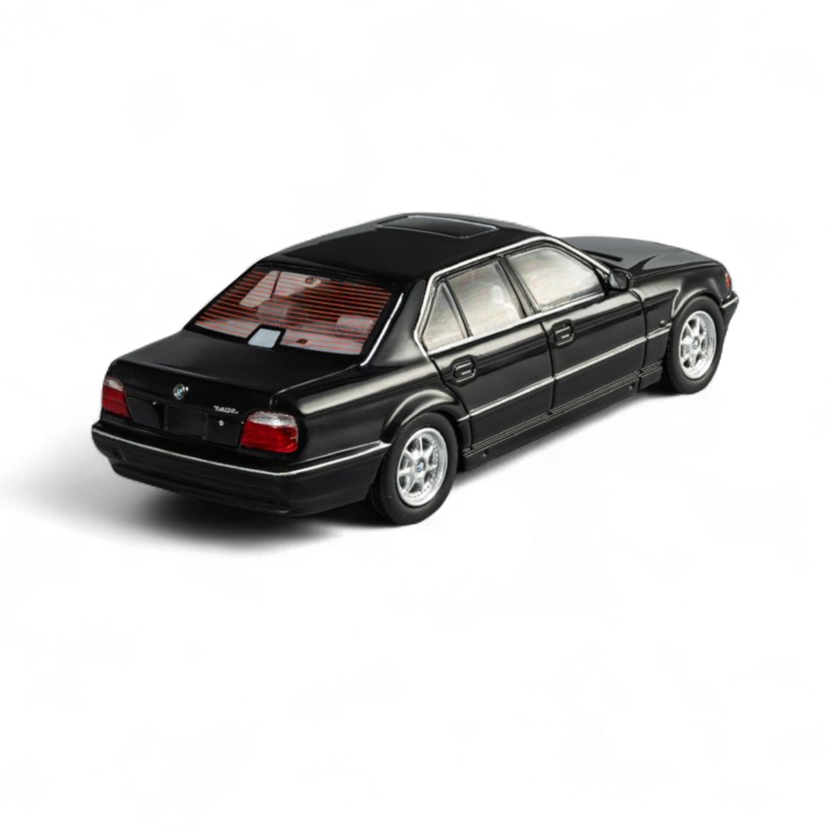 BMW E38 740iL 7-Series in Black 1:64 by DCM – Big Boy Toys
