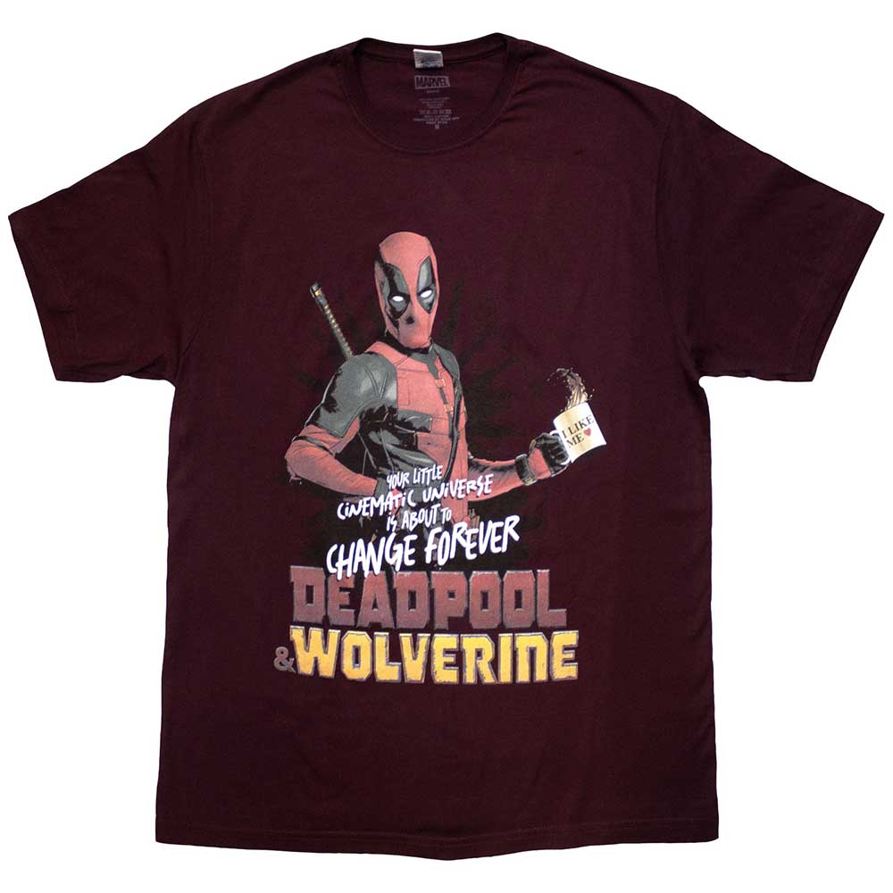 Marvel Deadpool and Wolverine Deadpool Graffiti Graphic T-Shirt – Big ...