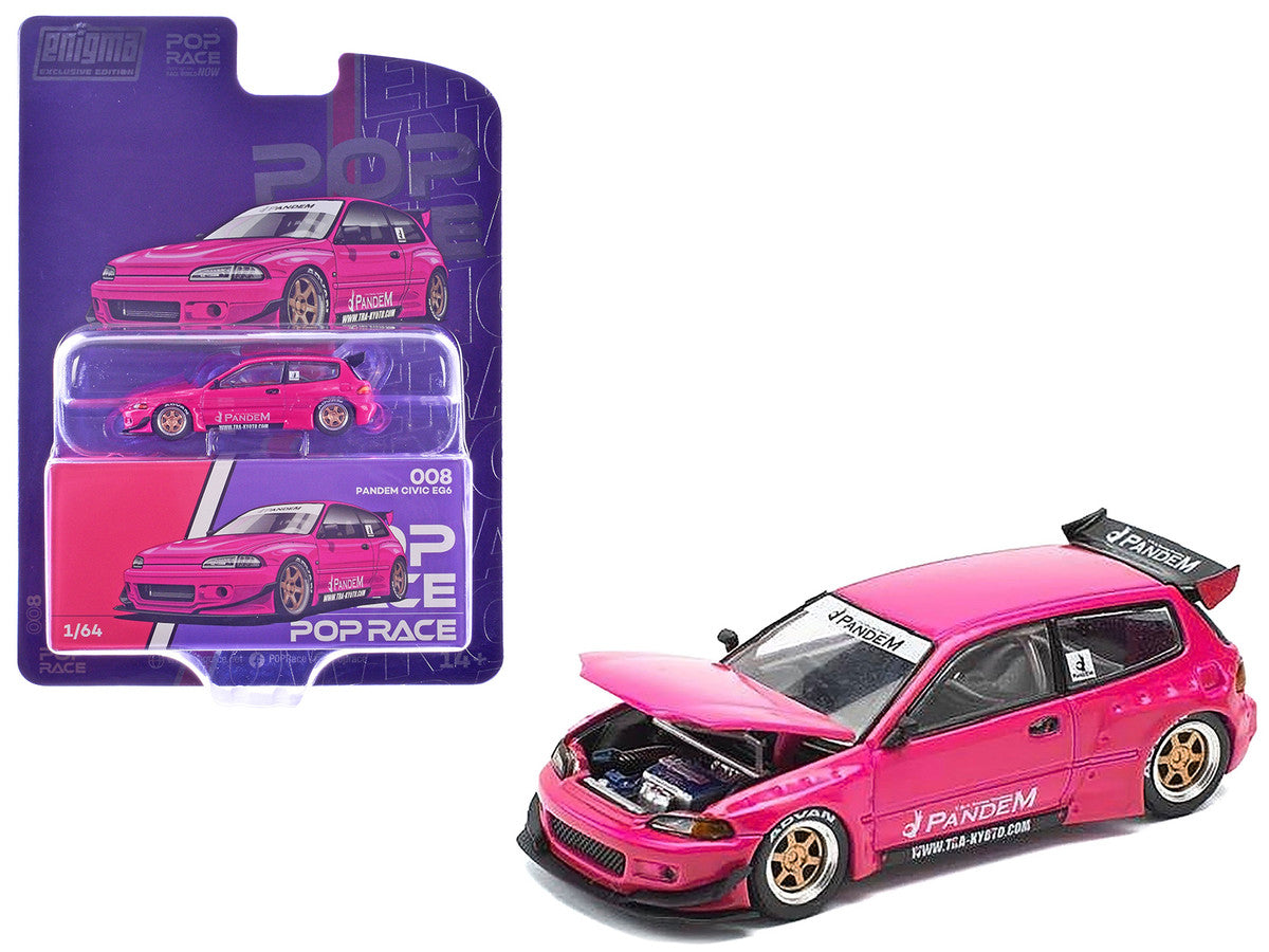 Pandem Civic EG6 RHD (Right Hand Drive) Pink "Enigma Exclusive Edition ...