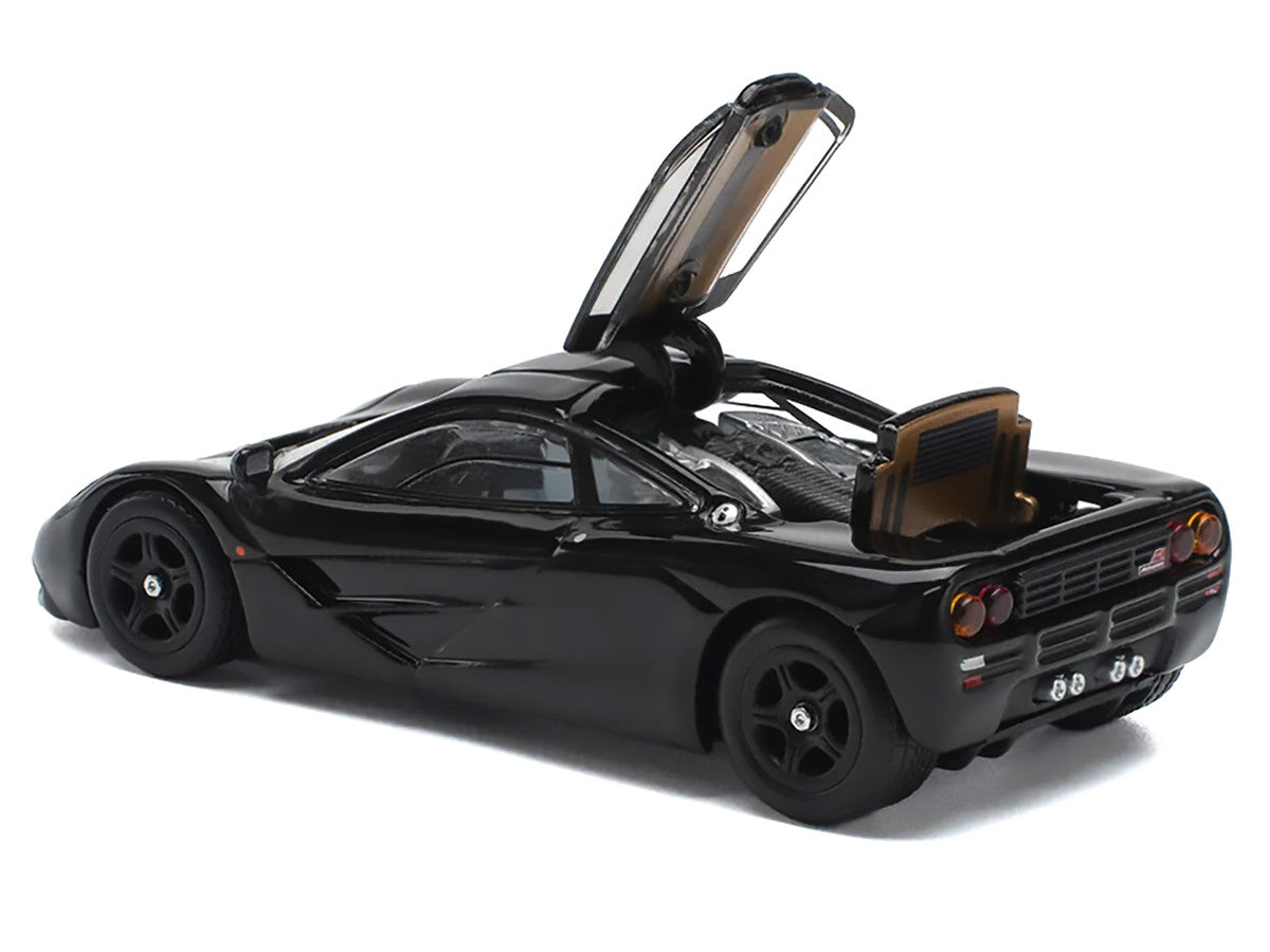 McLaren F1 Jet Black 1/64 Diecast Model Car by Pop Race – Big Boy Toys