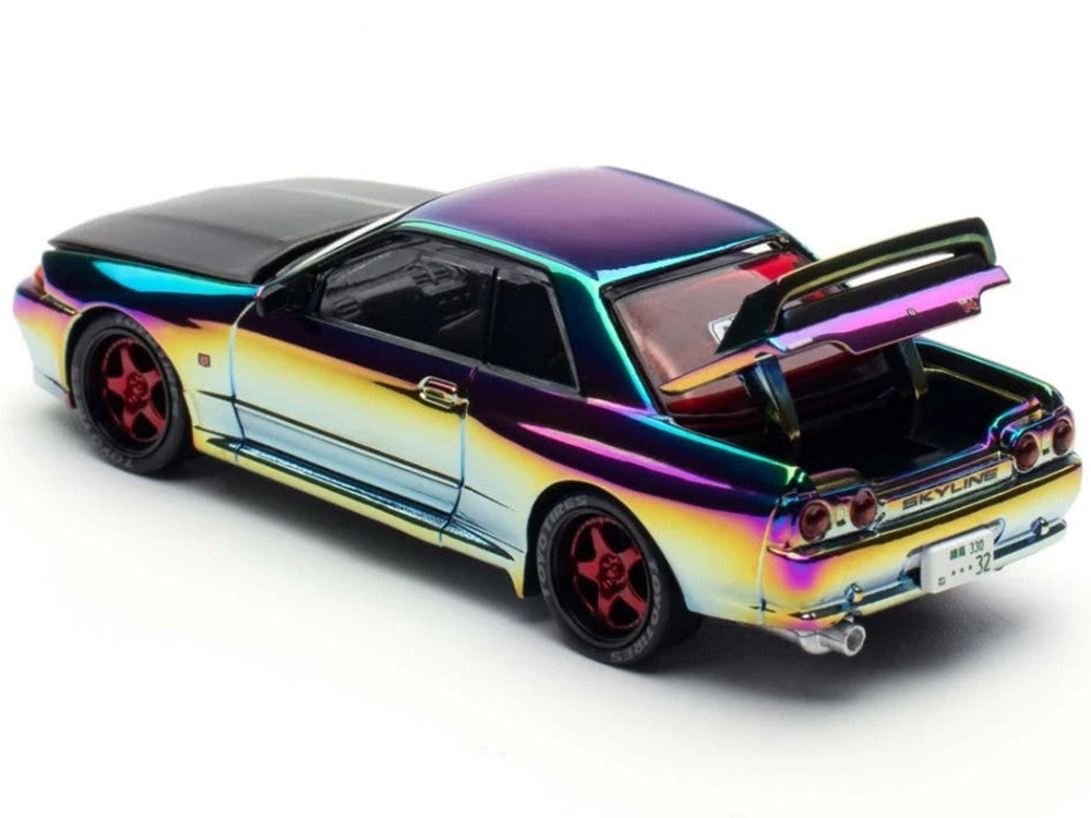 Skyline GT-R (BNR32) RHD (Right Hand Drive) Chameleon Chrome with Carb ...