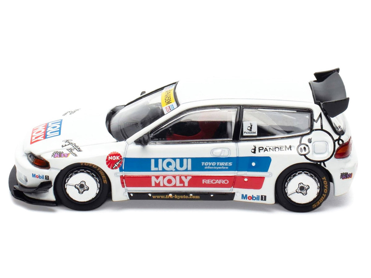 Pandem Civic EG6 RHD (Right Hand Drive) White with Stripes and Graphic ...