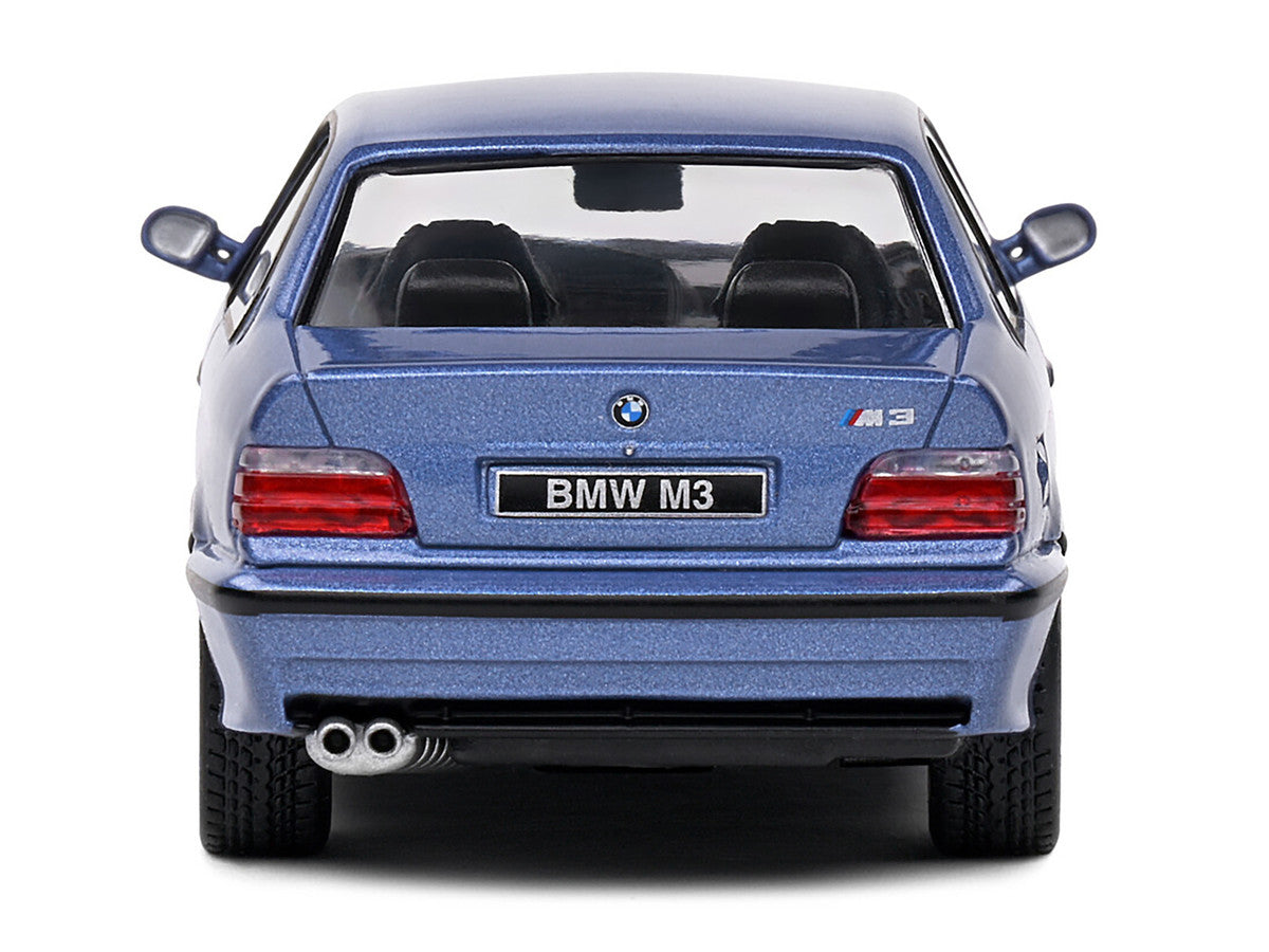 BMW 1999 E36 M3 Coupe Estoril Blue Metallic 1/43 Diecast Model Car by ...