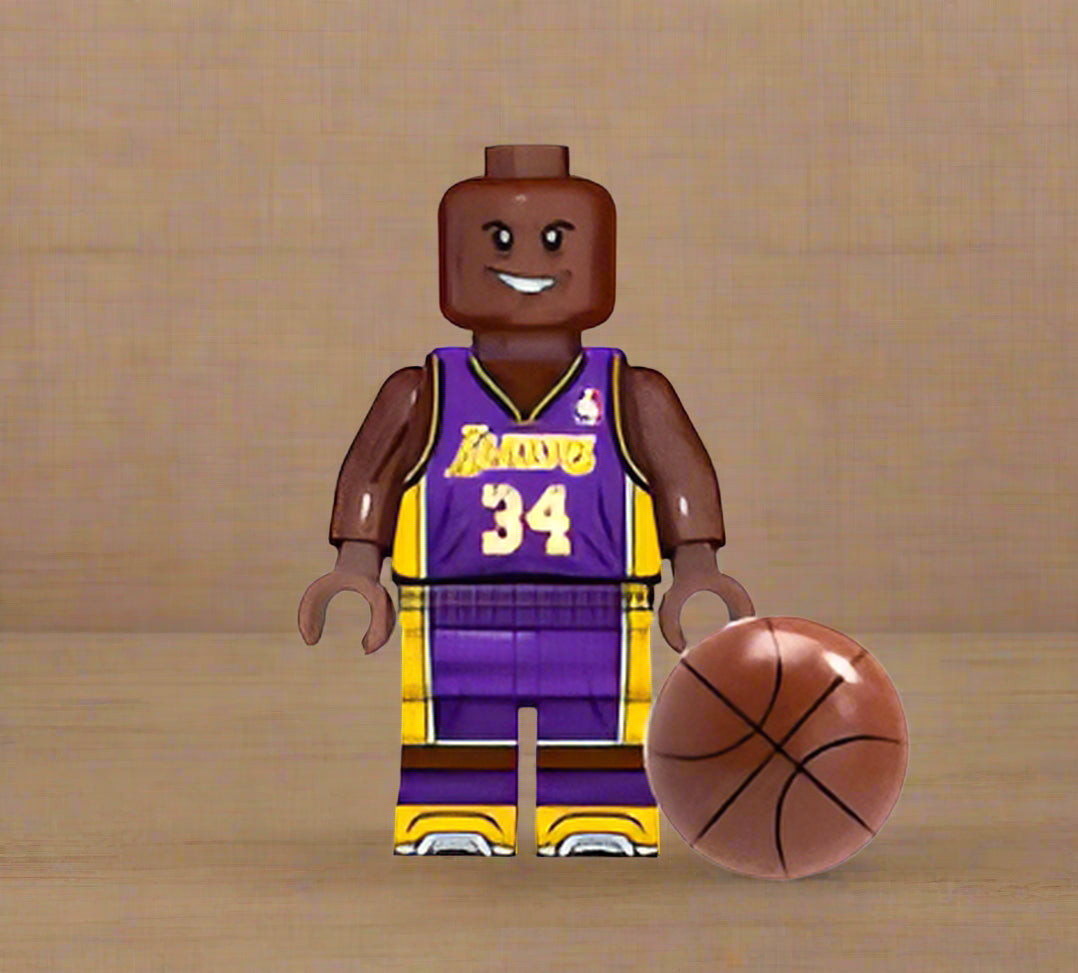 Shaquille O'Neal Custom Basketball Minifigure for Lego – Big Boy Toys