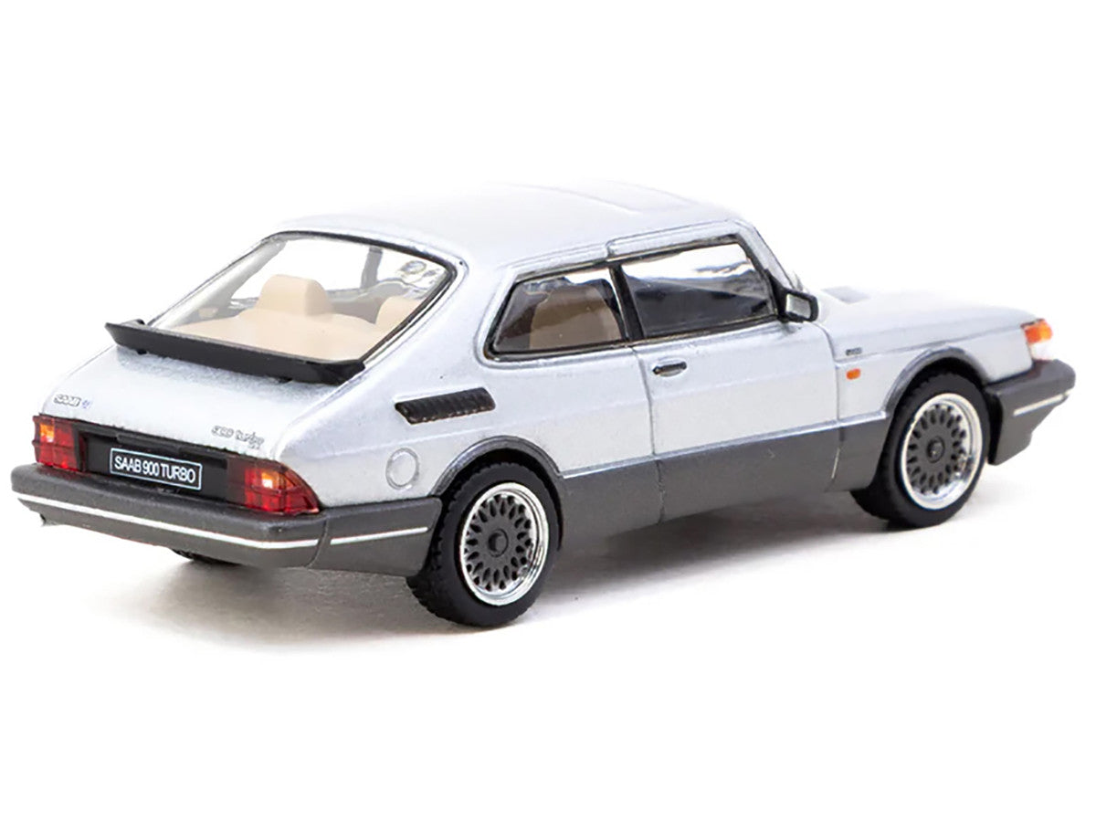 Saab 900 Turbo Silver Metallic "Global64" Series 1/64 Diecast Model by ...