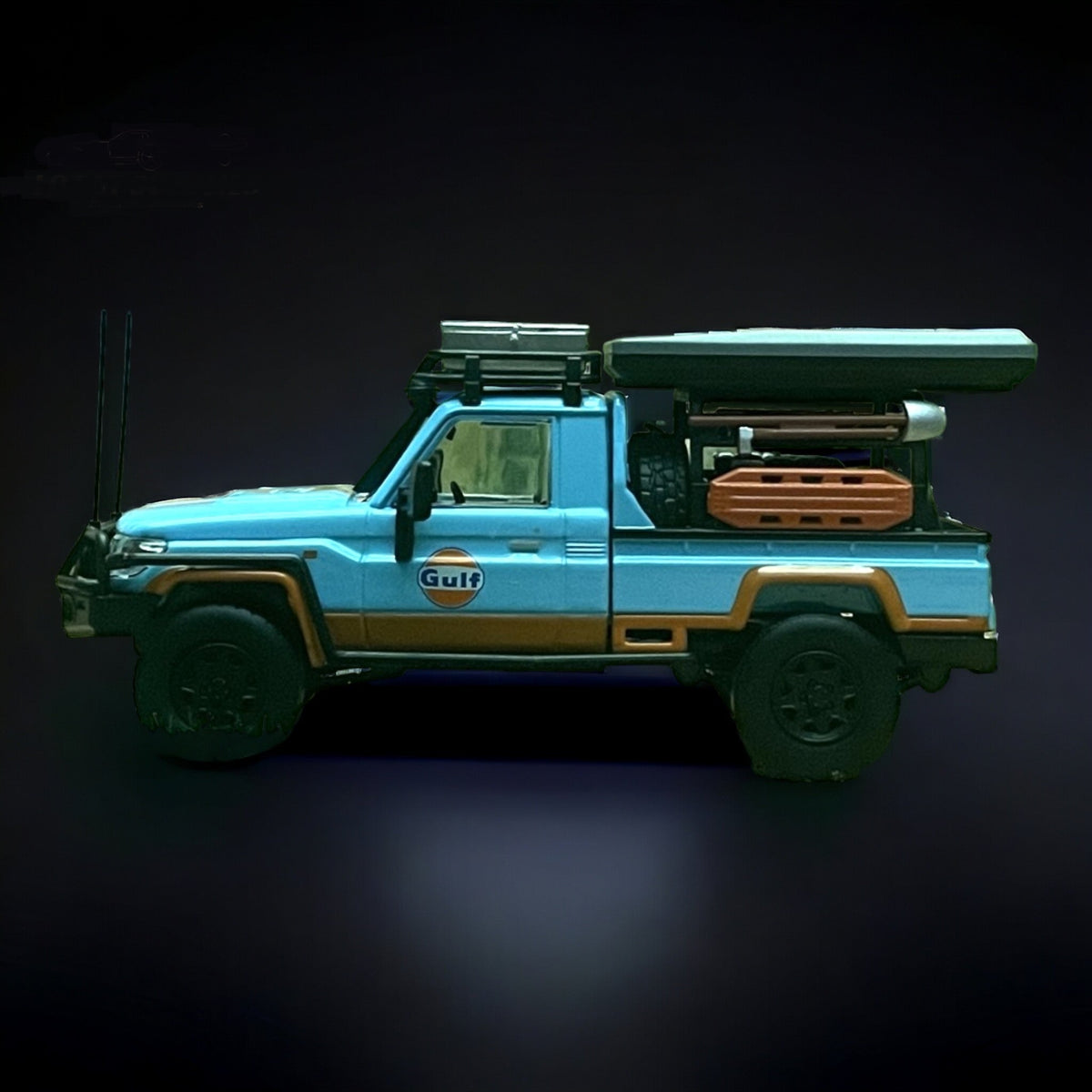 Toyota Land Cruiser LC79 Gulf Livery 1:64 by AutoBots Models – Big Boy Toys