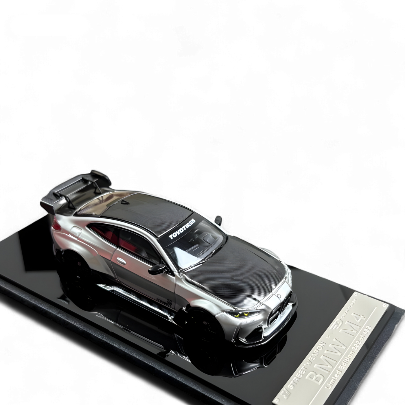 BMW G82 M4 Wide-Body Modified - Alexander Silver 1:64 by SW – Big Boy Toys