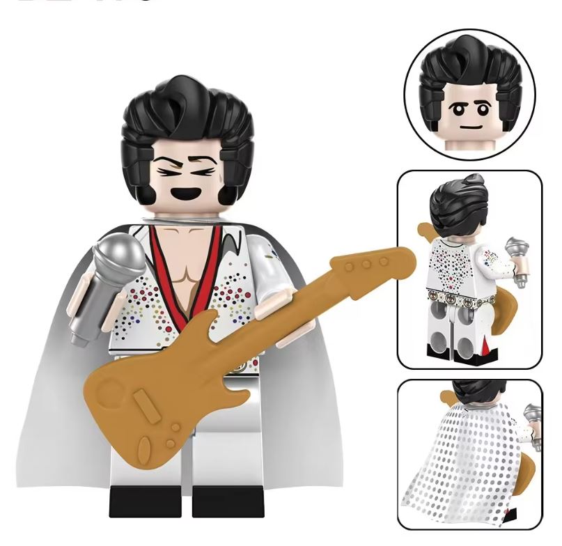 Rock ‘n’ Roll Legend Custom Minifig for Lego – Big Boy Toys