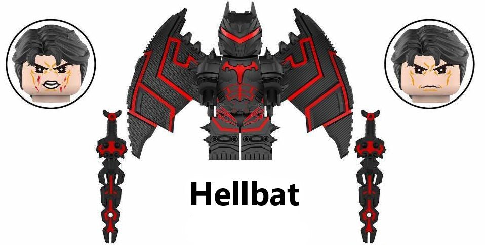 Hellbat Custom Minifigure – The Dark Knight’s Ultimate Armor! – Big Boy ...