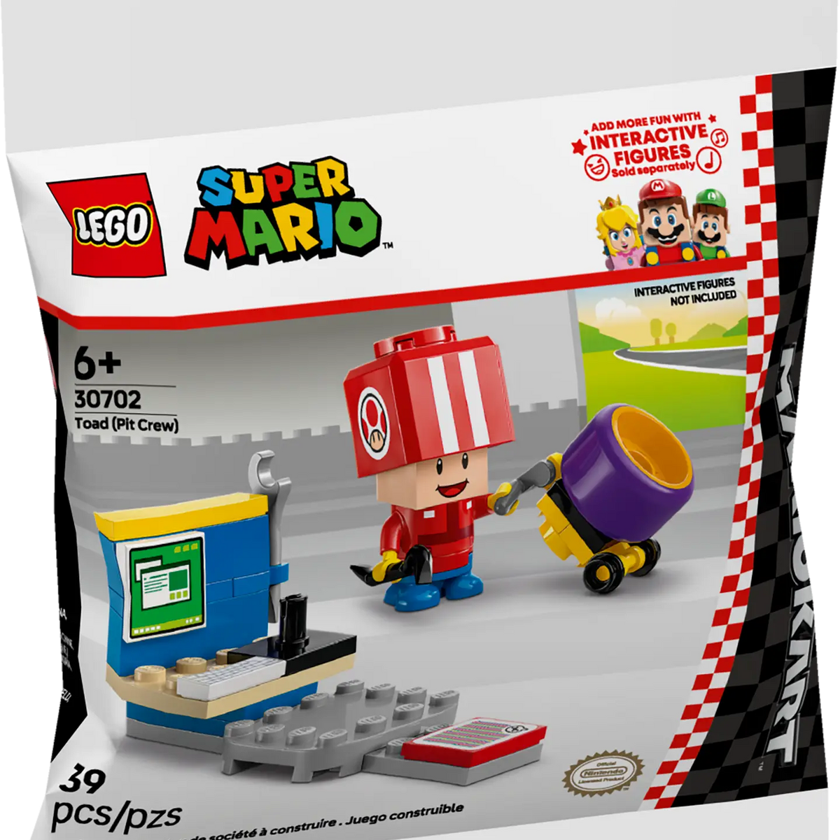 LEGO 30702 Mario Kart – Toad (Pit Crew) – Big Boy Toys