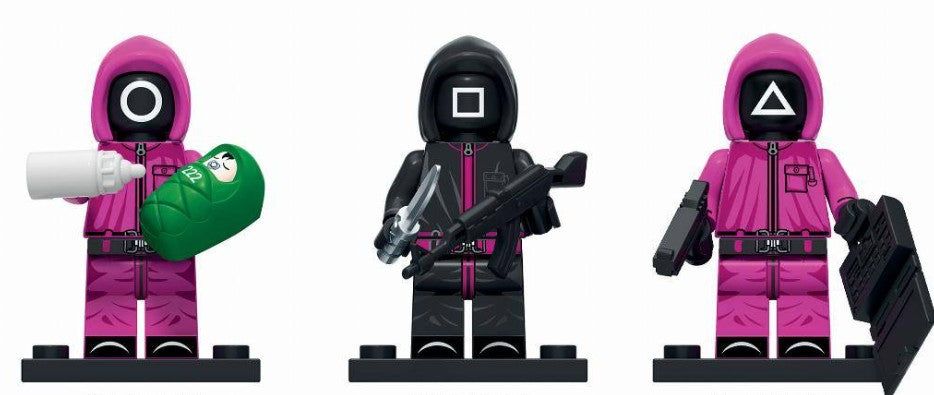 Squid Game Custom Minifig Set S3S2 (3 Figures) – Big Boy Toys